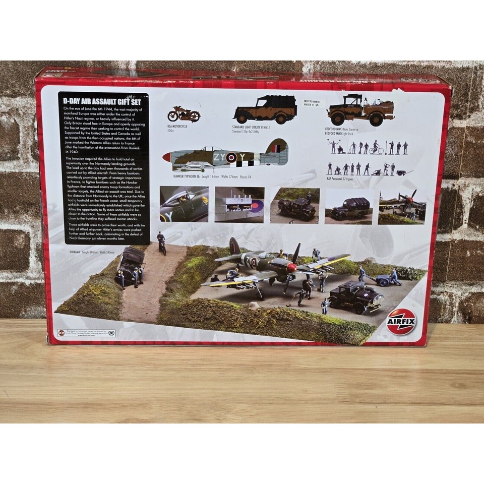 Airfix D-Day Air Assault Gift Set with Paint & Glue - Plastic Model | eBay