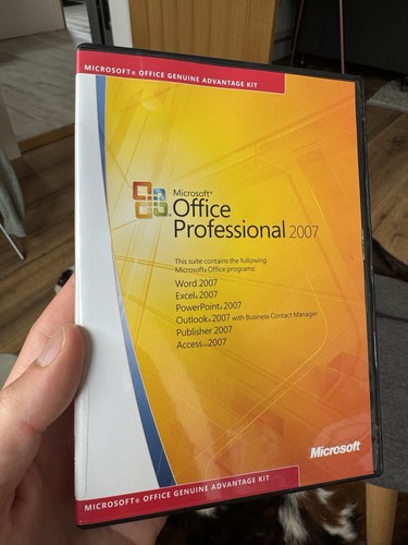 Microsoft Office Professional 2007 Geniune With Key And CD | eBay UK