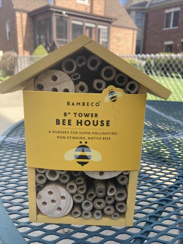 BAMBECO 8" Tower Bee House Yellow Nursery | eBay