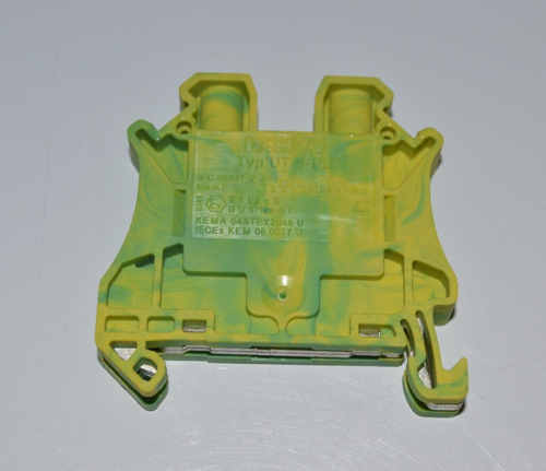 Phoenix Contact 3044157 Typ 6 PE 6mm Terminal Block 24-8 AWG GRN/YLW | eBay