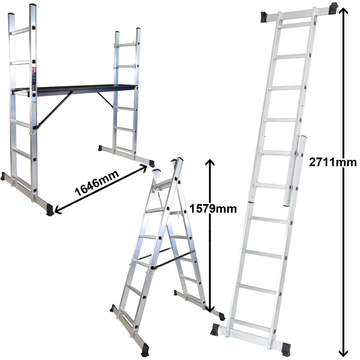 ALUMINIUM FOLDING LADDER 4X3-TREAD Screwfix, 48% OFF