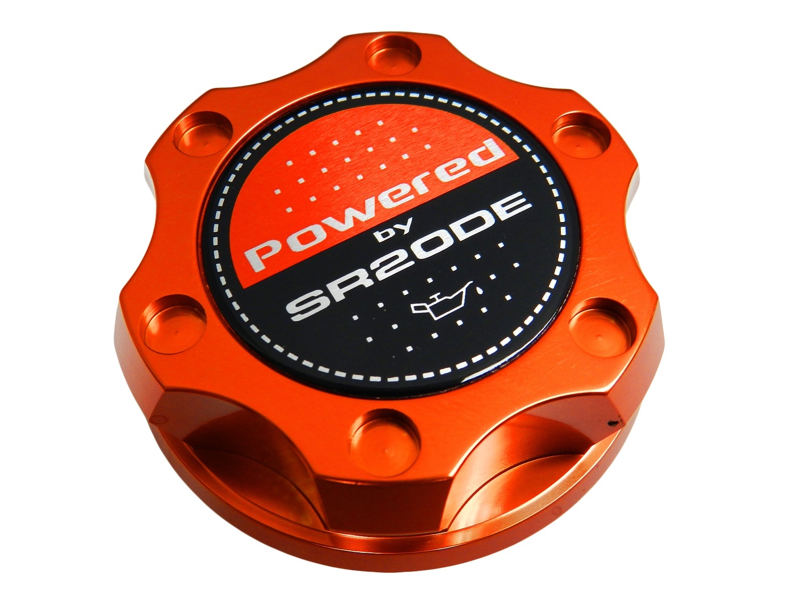 ORANGE SR20DE V2-STYLE BILLET ENGINE OIL FILLER CAP FOR NISSAN INFINITI ...
