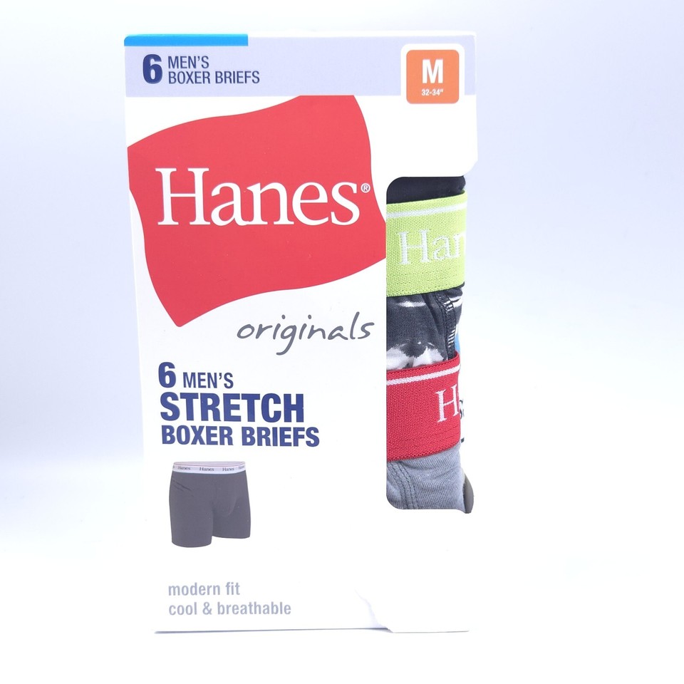 Hanes Originals Men’s Medium Moisture-Wicking Stretch Cotton Boxer ...