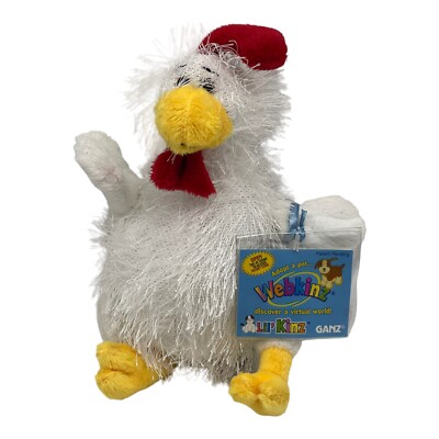 Webkinz Lilkinz Chicken Plush Stuffed Animal With Sealed Unused Code ...