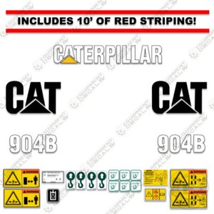 Caterpillar 904B Decal Kit Wheel Loader Replacement Stickers Equipment ...