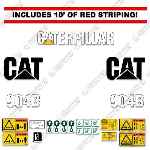 Fits Caterpillar 904B Decal Kit Wheel Loader Stickers Equipment Decals ...
