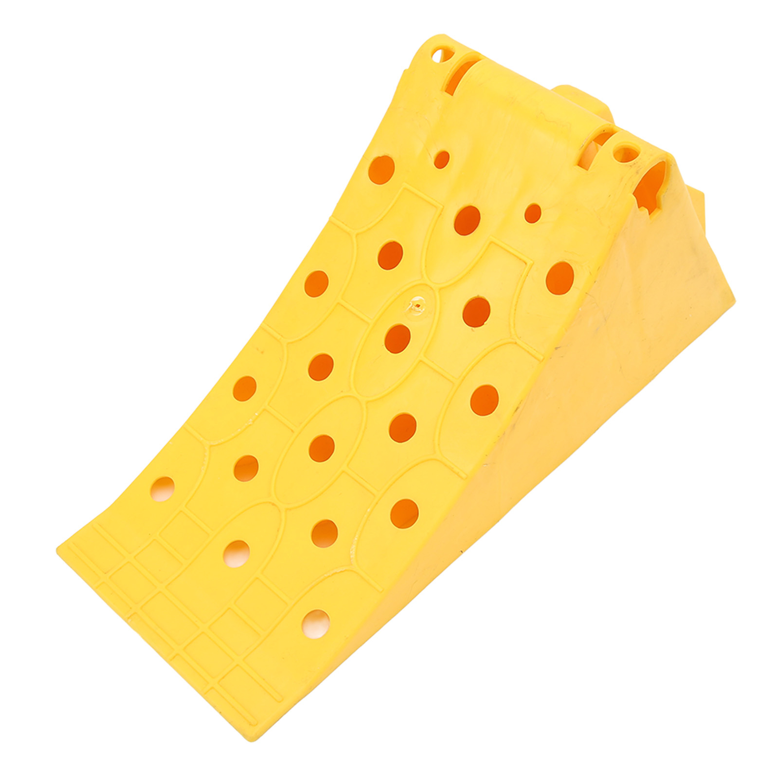 Trailer Tire Stopper Heavy Duty Wheel Chocks Yellow Stop Tire For RVs ...