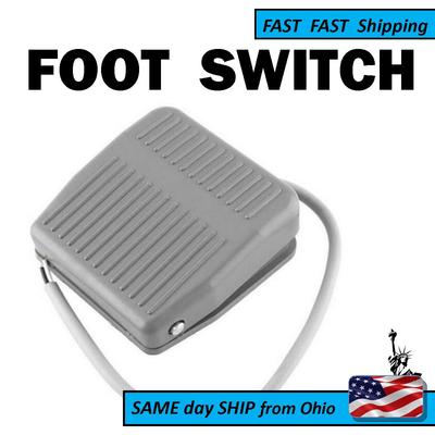 Foot Pedal Switch Heavy Duty 10A HD -- On/Off -or- Off/On - - - NC & NO ...