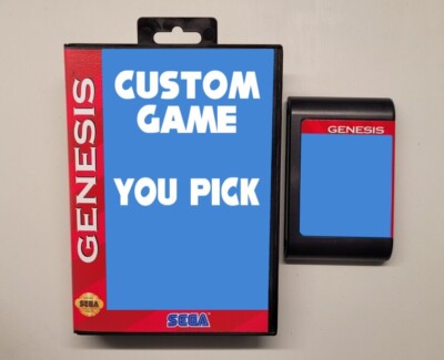 Custom Sega Genesis game cartridge & case - you pick | eBay