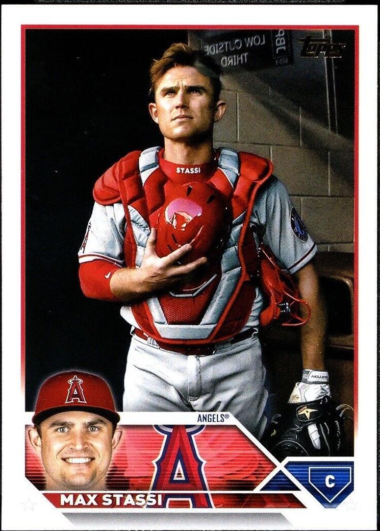 2023 Topps Series 1 - Max Stassi #85 Ssp Image Variation Golden Mirror ...