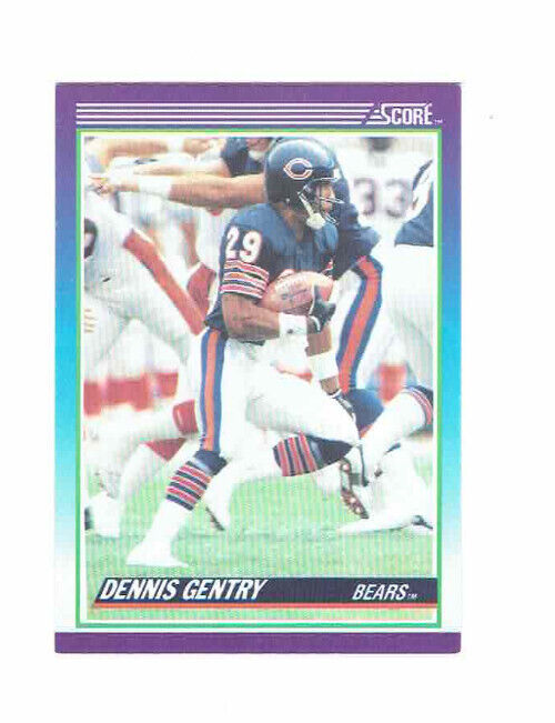 Dennis Gentry Chicago Bears #29 Wide Receiver-KR #162 Score 1990 ...