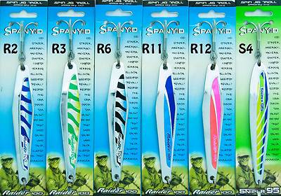 Spanyid 100g Raider & 95g Sniper Lures, (72) Lures | eBay