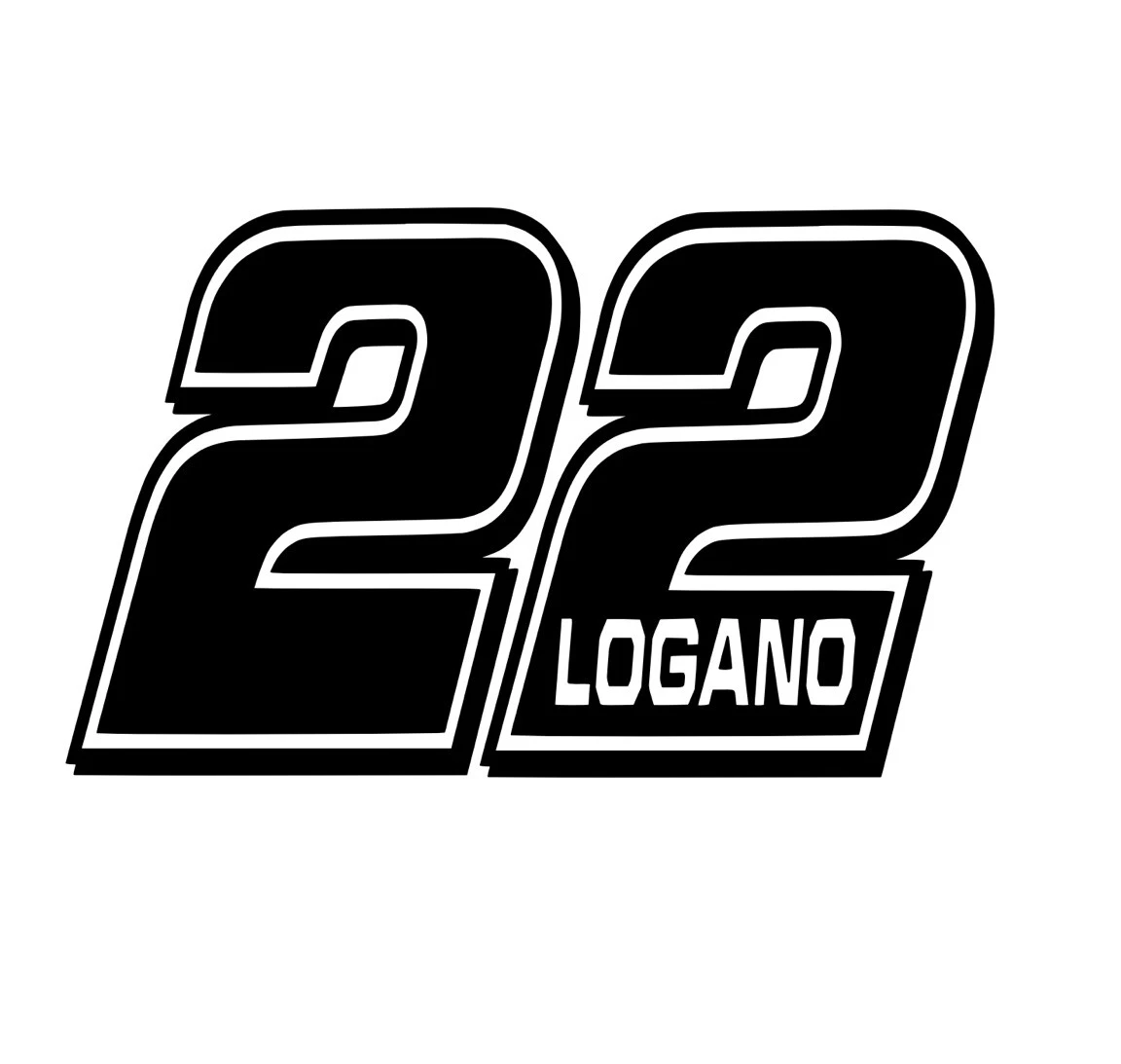 Number 22 Logo