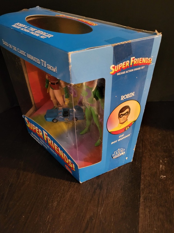 Robin & The Riddler Super Friends DC DIRECT Deluxe Set MOC NEW #2 | eBay