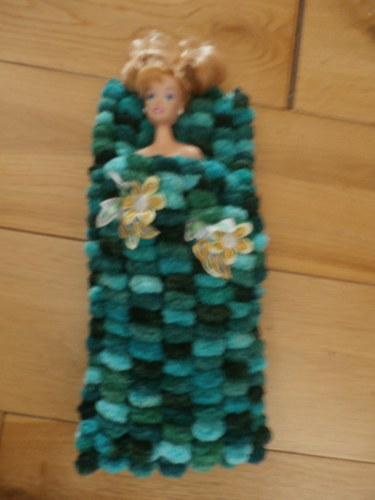 BARBIE DOLL SLEEPING BAG. HAND CROCHETED | eBay UK