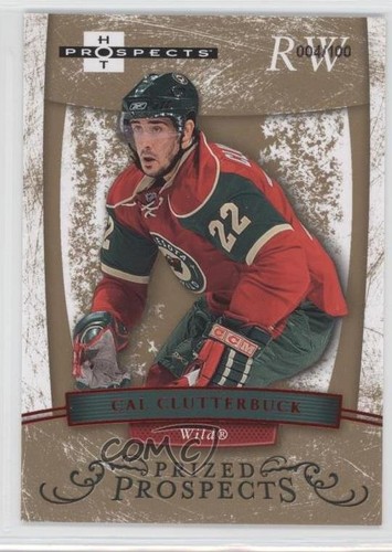 2007-08 Fleer Hot Prospects - Prized Prospects Cal Clutterbuck #164 Red ...