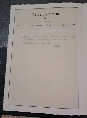 GERMANY XXXTRA RARE "DEUTSCHE REICHSPOST " TELEGRAM / LARGE w/ EMBLEM ...