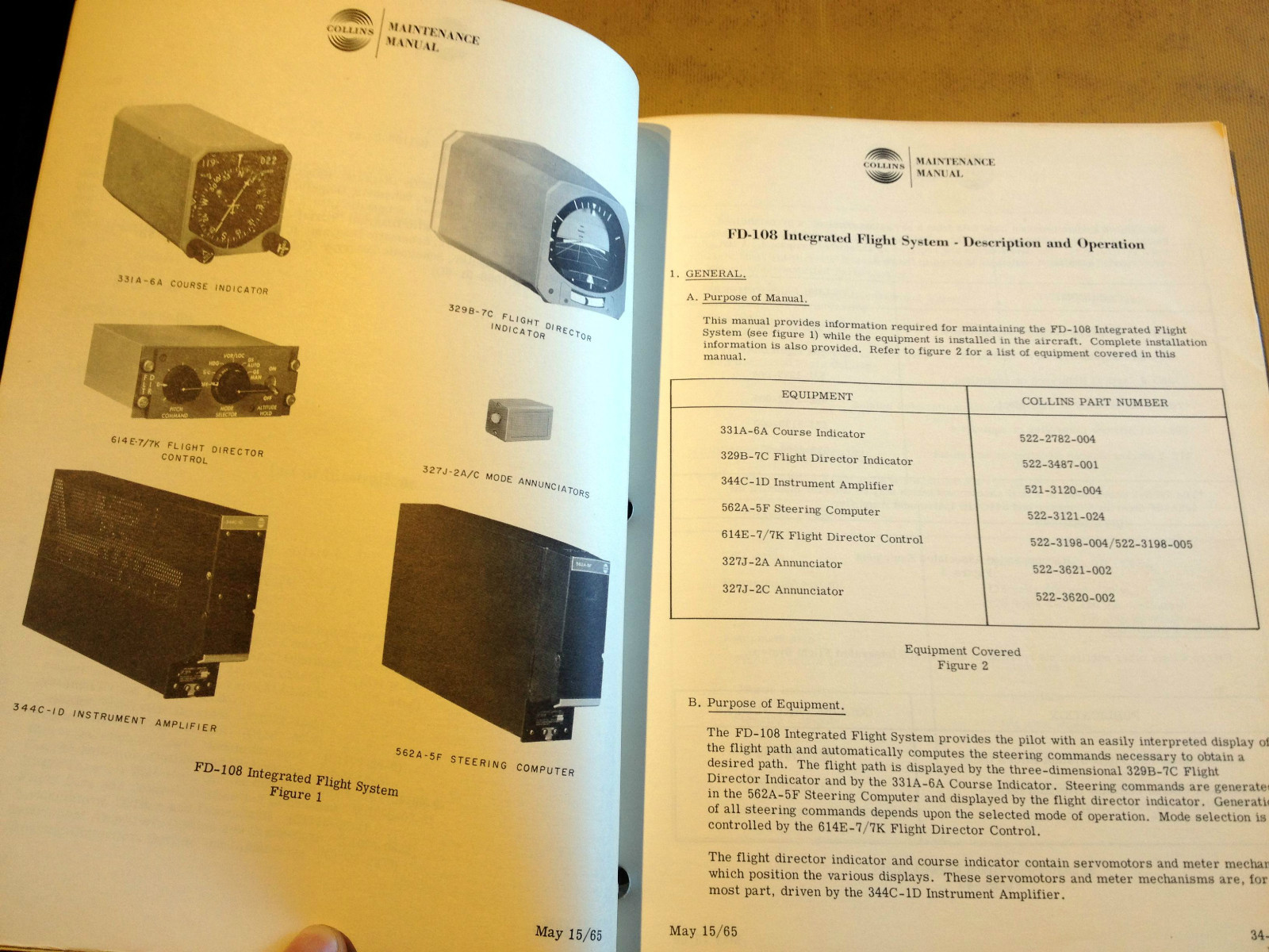 Collins FD-108 Flight System Install and Ramp Manual, w Automatic ...