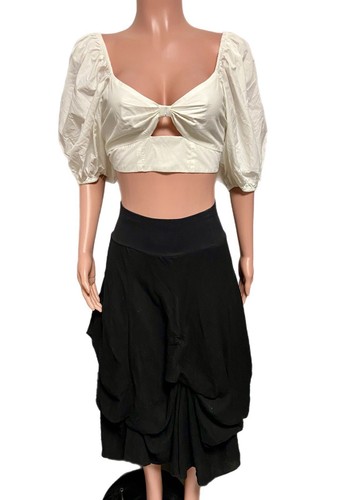 Y2K Forever 21 Steampunk Top Skirt Cosplay Costume Victorian Gothic 2pc ...