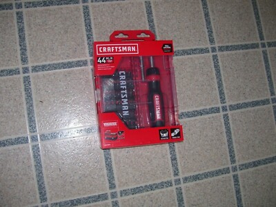 CRAFTSMAN CMHT68017 44-pc Magnetic Ratcheting Multi-bit Screwdriver Set ...