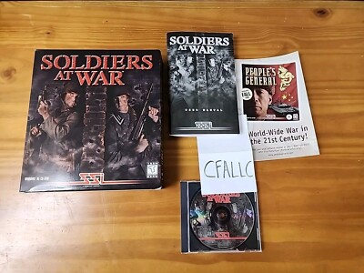 1998 Soldiers At War PC Windows 95 Big Box SSI Complete CIB Manual ...