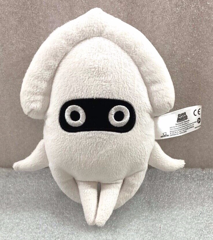 Super Mario Blooper Squid 7" plush 2017 Nintendo | eBay