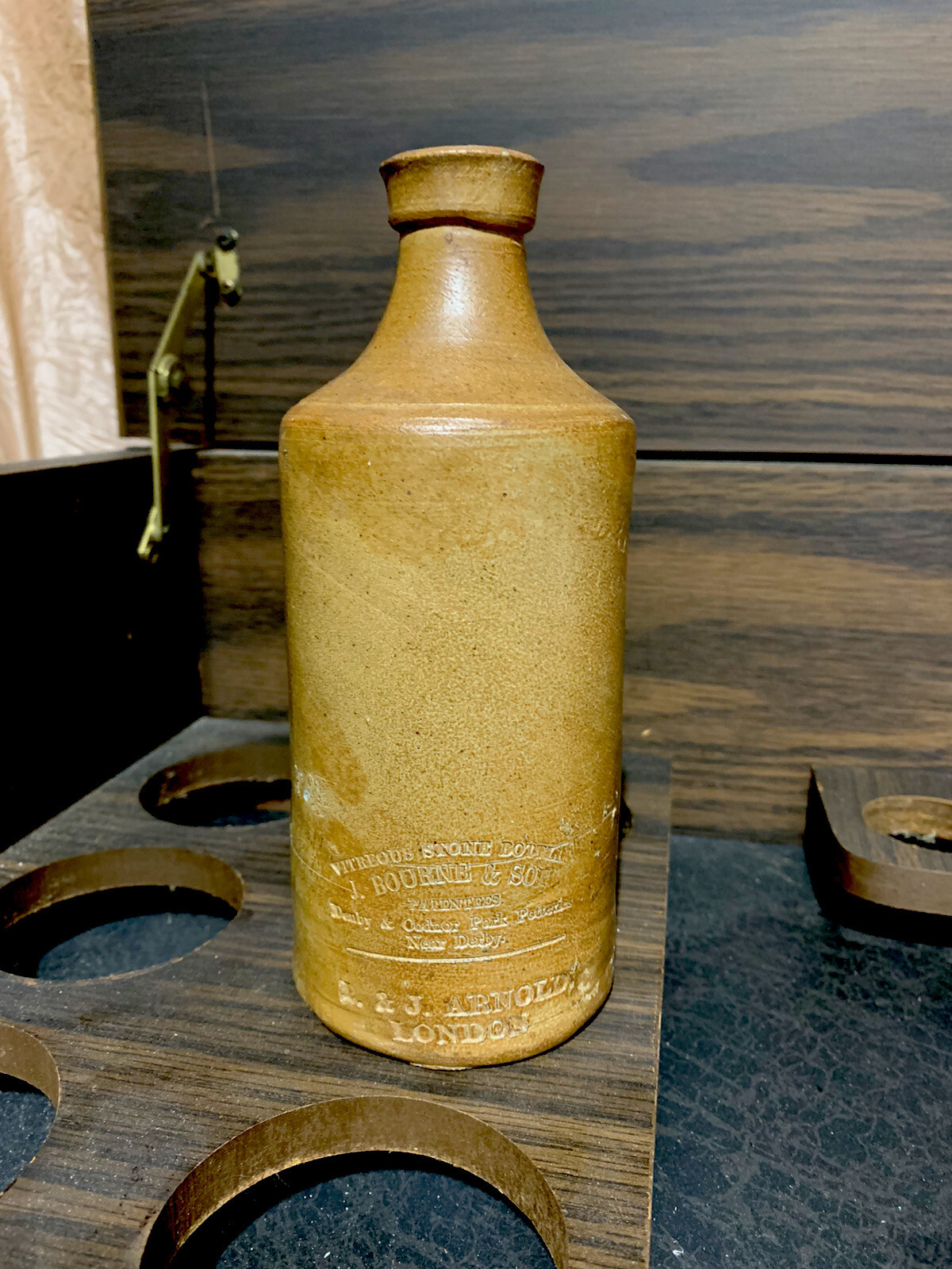 Vitreous Stone Bottle By J. Bourne & Son Patentees Denby Pottery London ...