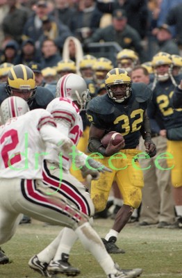 1999 Anthony Thomas MICHIGAN WOLVERINES - 35mm Football Slide/Negative ...