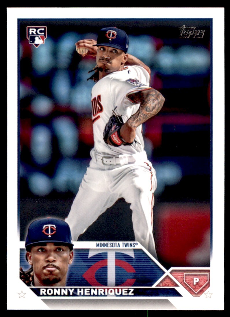 Ronny Henriquez 2023 Topps Series 2 Rookie Card RC #372 Minnesota Twins ...