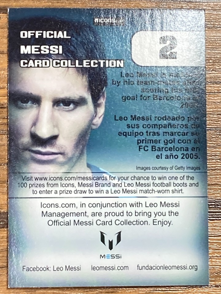 Icons Leo Messi Card Collection Limited Trading Card 2013 Limited ...
