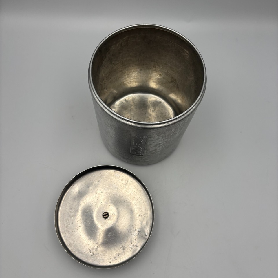 Vintage Aluminum Grease Container Canister without Strainer | eBay