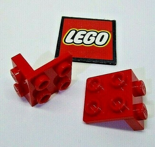LEGO Bracket 1x2 - 2x2 Down (Pack of 8 Bricks) - Design 21712, 44728 ...