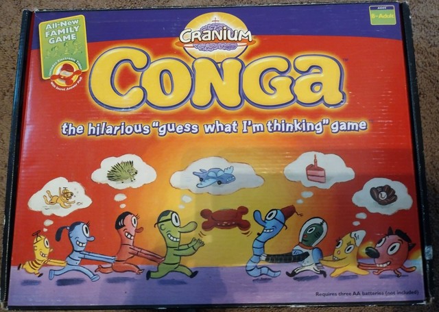Cranium Conga Family Guess What I'm Thinking Game S175 for sale online ...