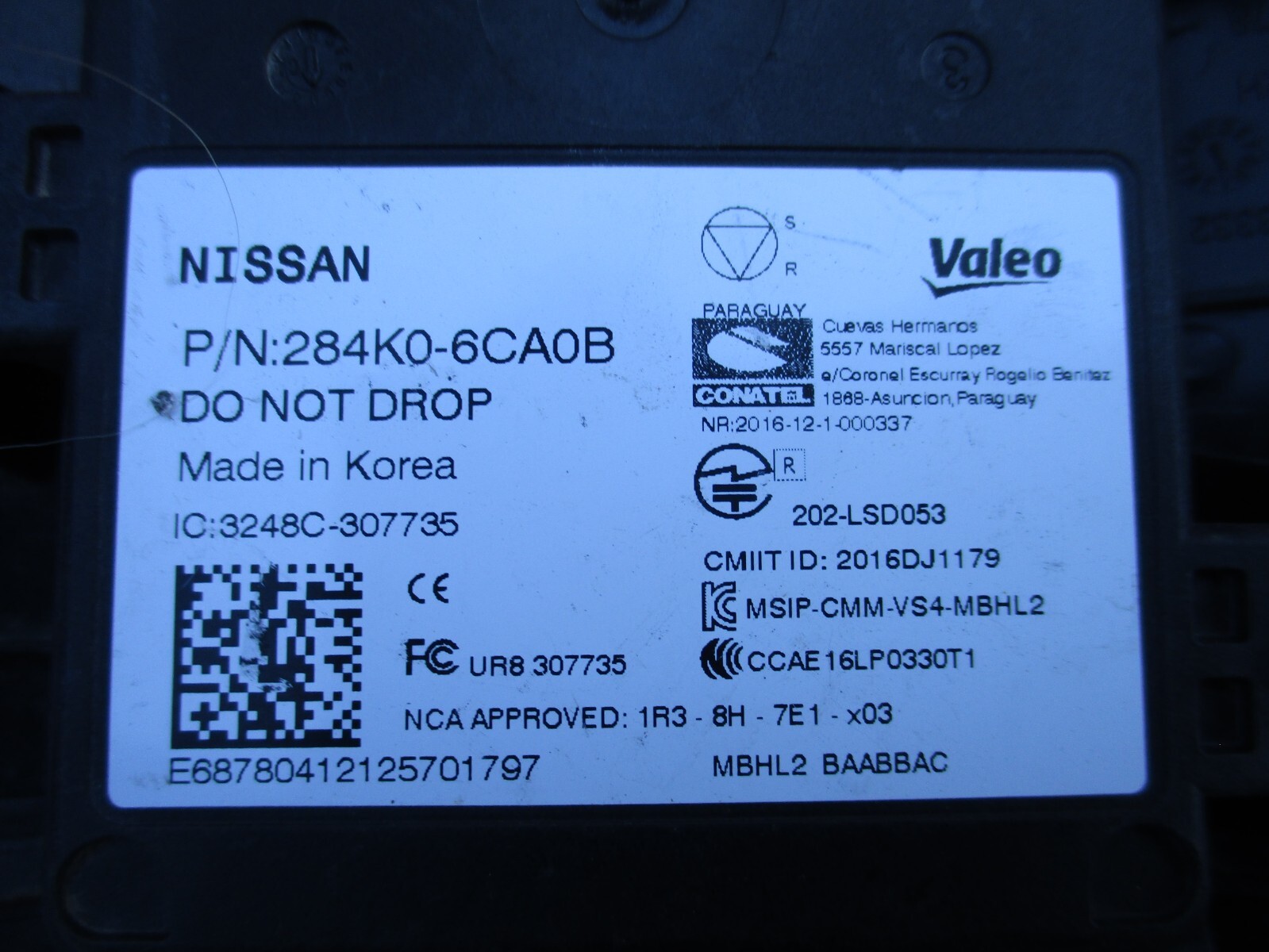 2019 2020 2021 Nissan Altima Blind Spot Module Right Passenger OEM ...
