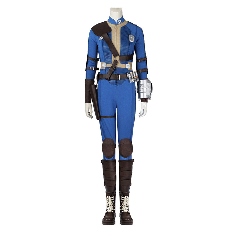 2024 Fallout Season1 Women Blue Cosplay Outfit Jumpsuit Costume Suit ...