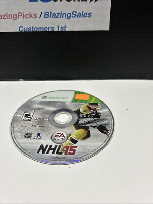NHL 15 (MICROSOFT Xbox 360, 2014) NTSC GAME DISC ONLY ~TESTED ...