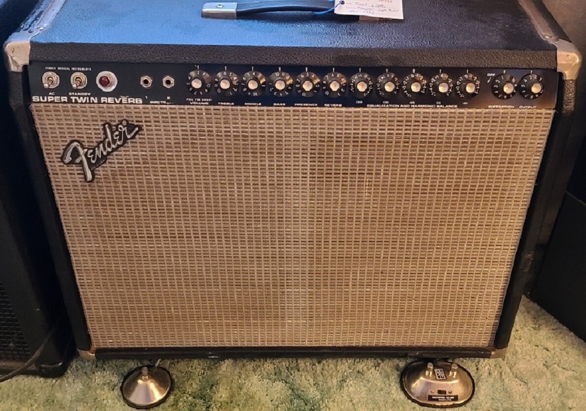 1980 Fender Super Twin Reverb Amp - 2x12, 180 Watts RMS! | eBay