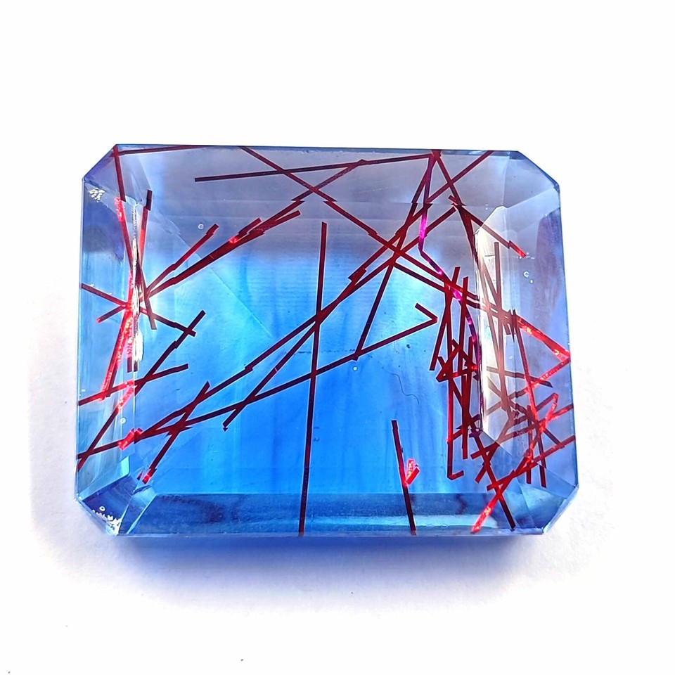 130-140 Ct Top Big Sale Bi-Color Quartz Emerald Cut EGL Certified ...