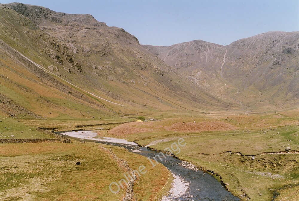 Photo 6x4 Mosedale Beck Wasdale Head/NY1808 With the Mosedale landscape ...
