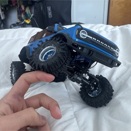 Traxxas TRX-4M Ford Bronco 1:18 Scale 4WD Electric RC Crawler Blue ...