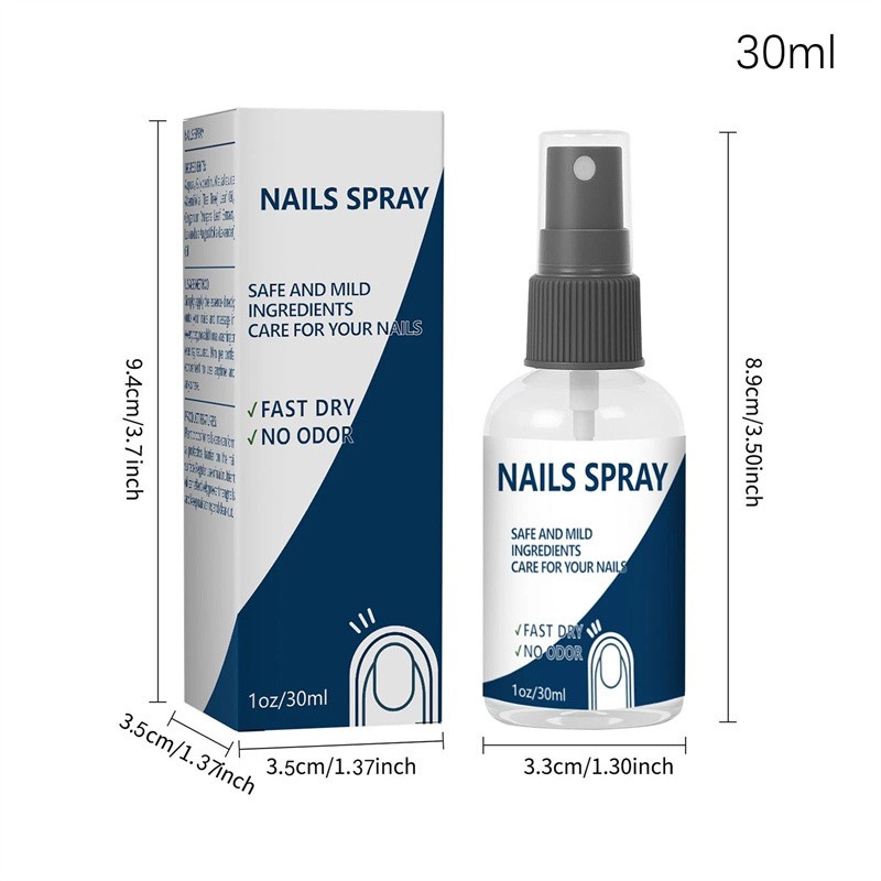Blinzador Nails Spray Fingernails Nutrition Long-Lasting Toenail Care ...