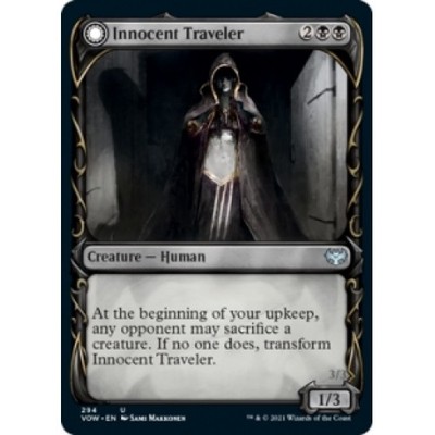 INNOCENT TRAVELER (SHOWCASE) X4 Innistrad: Crimson Vow VOW Magic MTG ...