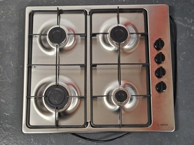 Bosch PBP6B5B60 Series 2 60cm 4 Burner Gas Hob - Stainless Steel, RRP £ ...