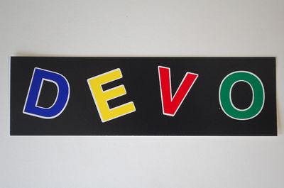 Devo Sticker Vinyl Decal 6.75" X 2" (286) | eBay
