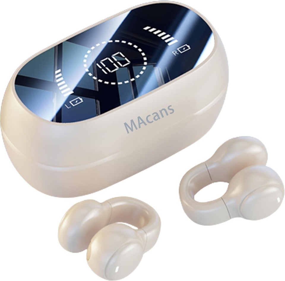 M47 Wireless Earbuds Ear Clips Bluetooth Sport Buds With Charging Case ...