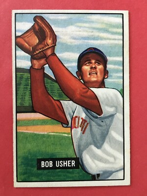 1951 BOWMAN baseball card, Bob Usher #286 | eBay