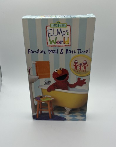 Elmo’s World - Families, Mail and Bath Time VHS Sesame Street Tape ...