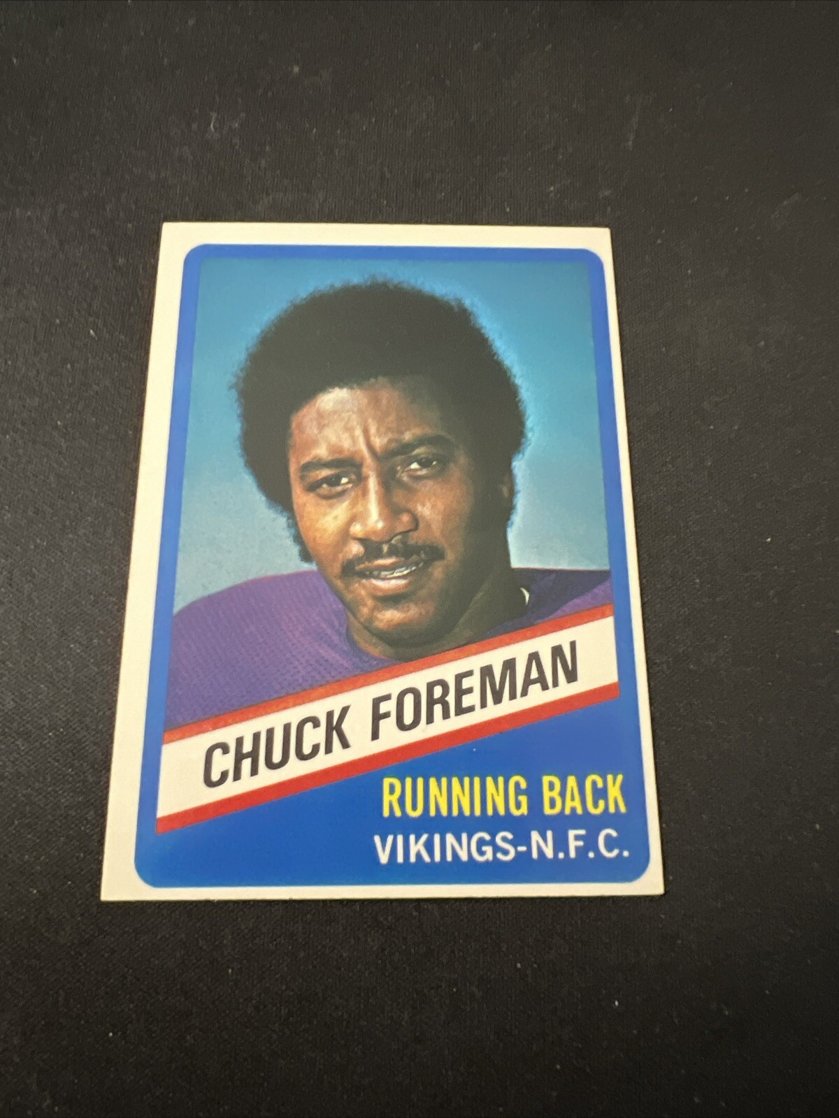 1976 Wonder Bread # 2 Chuck Foreman Card Minnesota Vikings sharp ...