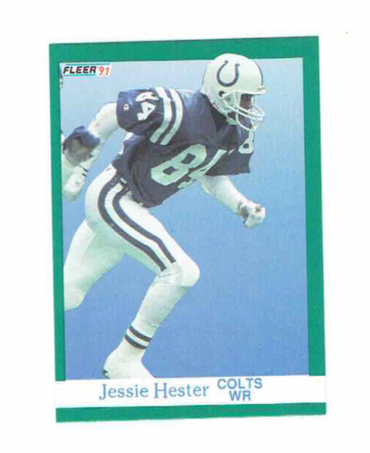 Jessie Hester Colts WE #83 Fleer 1991 Football Card | eBay