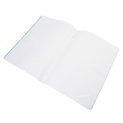 A4 Blue Maths Book 5mm Square Grid 96 Page Paper Notebook College GCSE ...